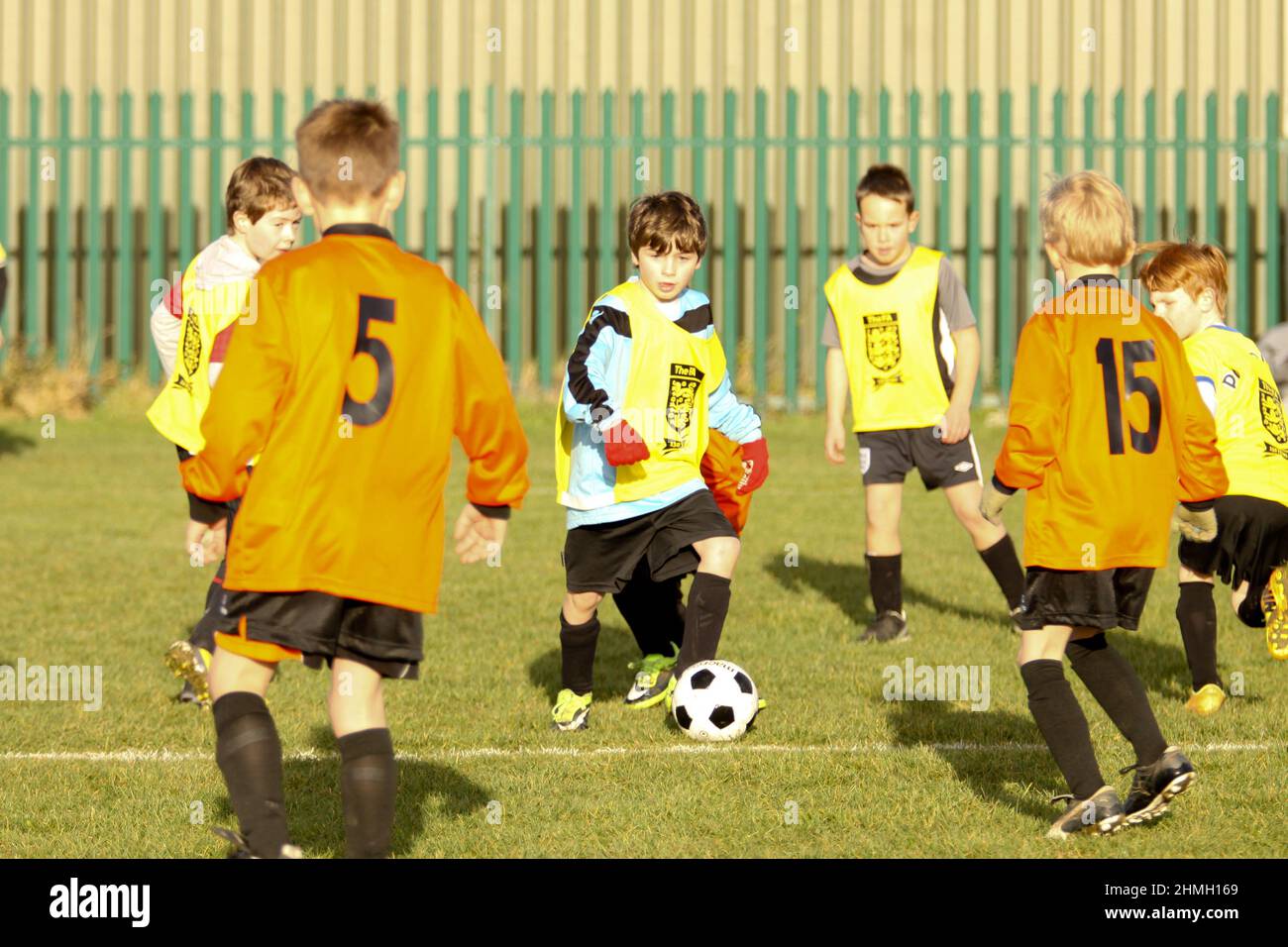 Boys football match between Cleeve Colts U8 and Churchdown Panthers U8 ...