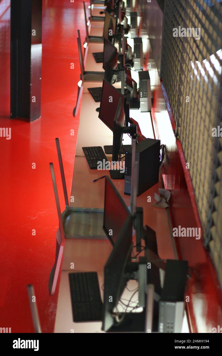 Abstract rendition of the Student Campus Center at IIT Stock Photo - Alamy