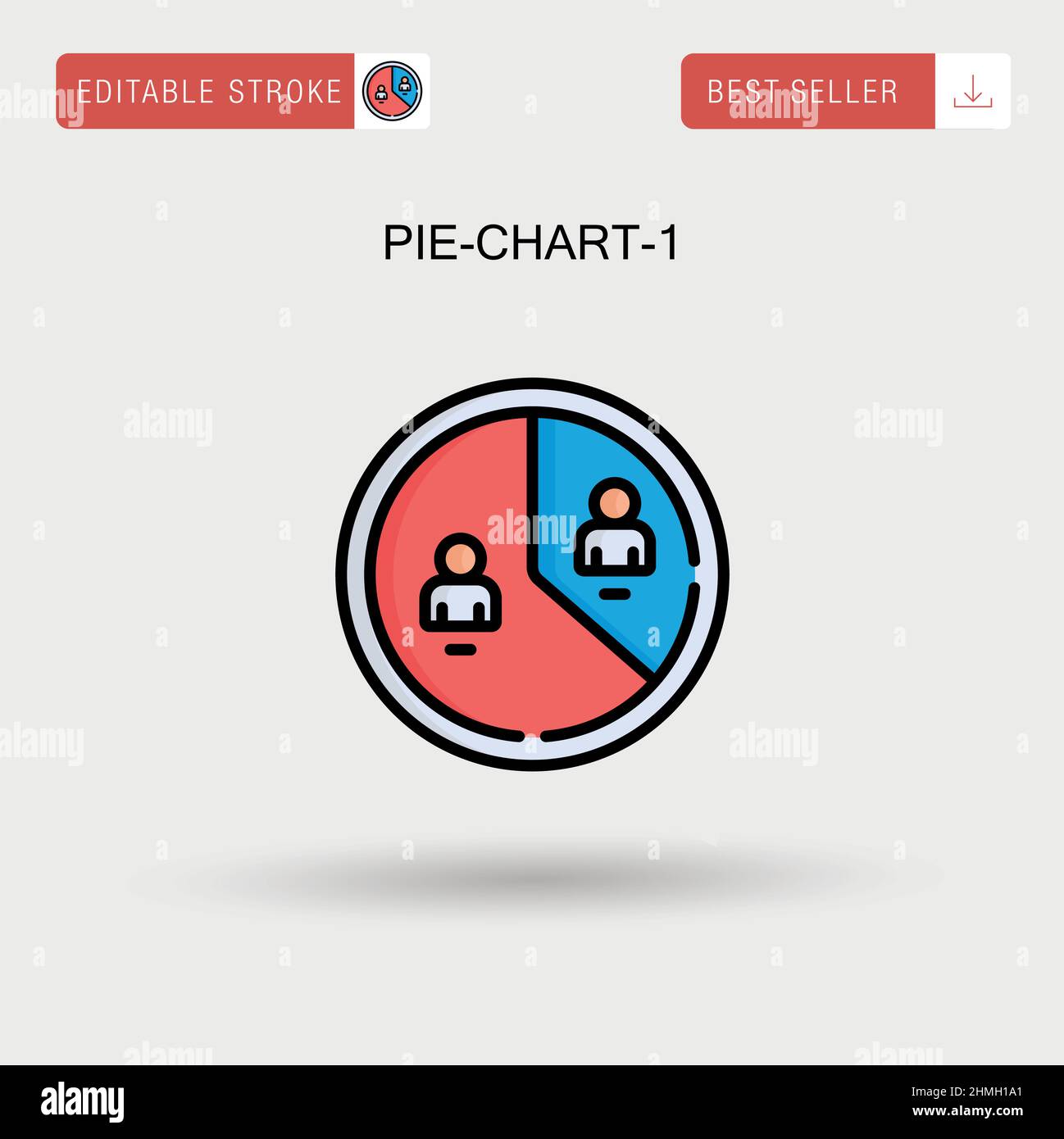 1 3 pie chart hi-res stock photography and images - Alamy