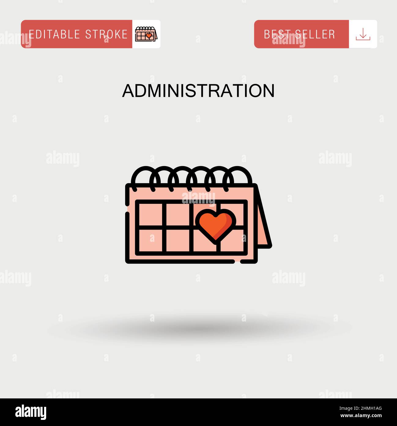 Icon management administration Stock Vector Images - Alamy