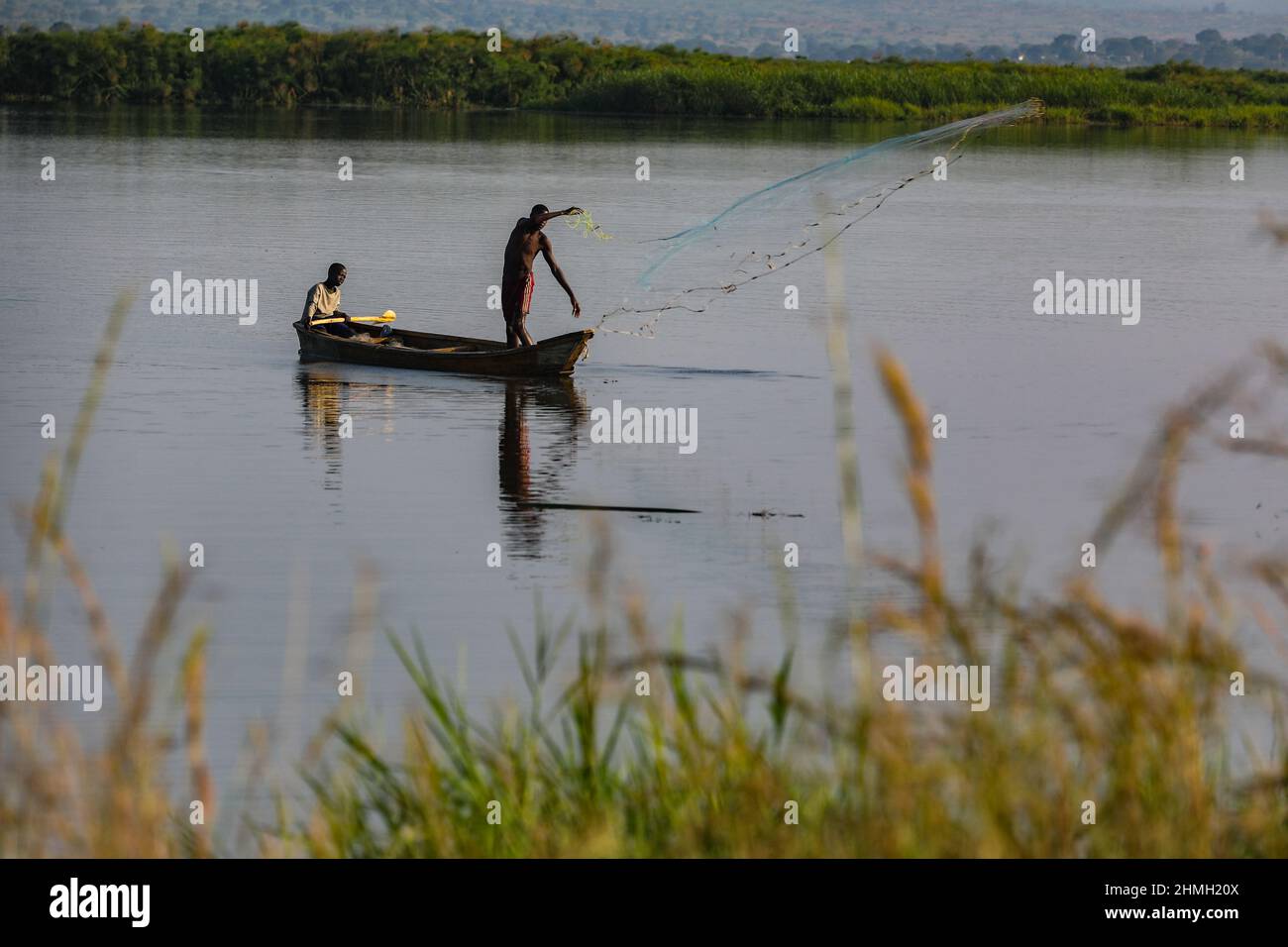 Albert Lake, Murchison Falls National Park, Uganda, December 2021 ...