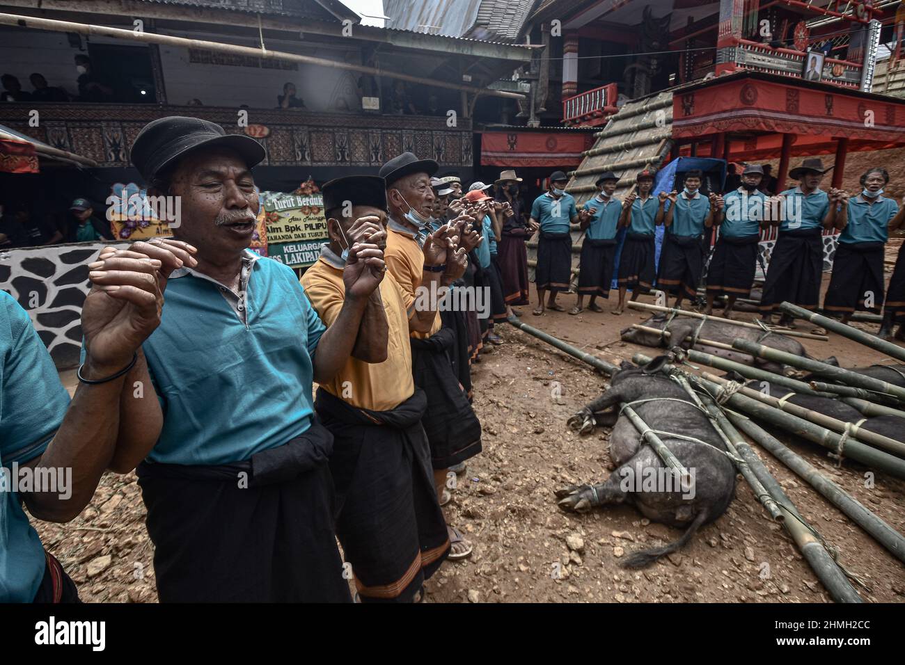 February 8, 2022, toraja, South Sulawesi, Indonesia: Toraja people ...
