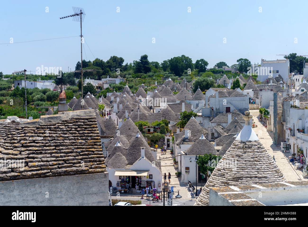 Alberobello, Bari province, Apulia, Italy: exterior of the famous ...