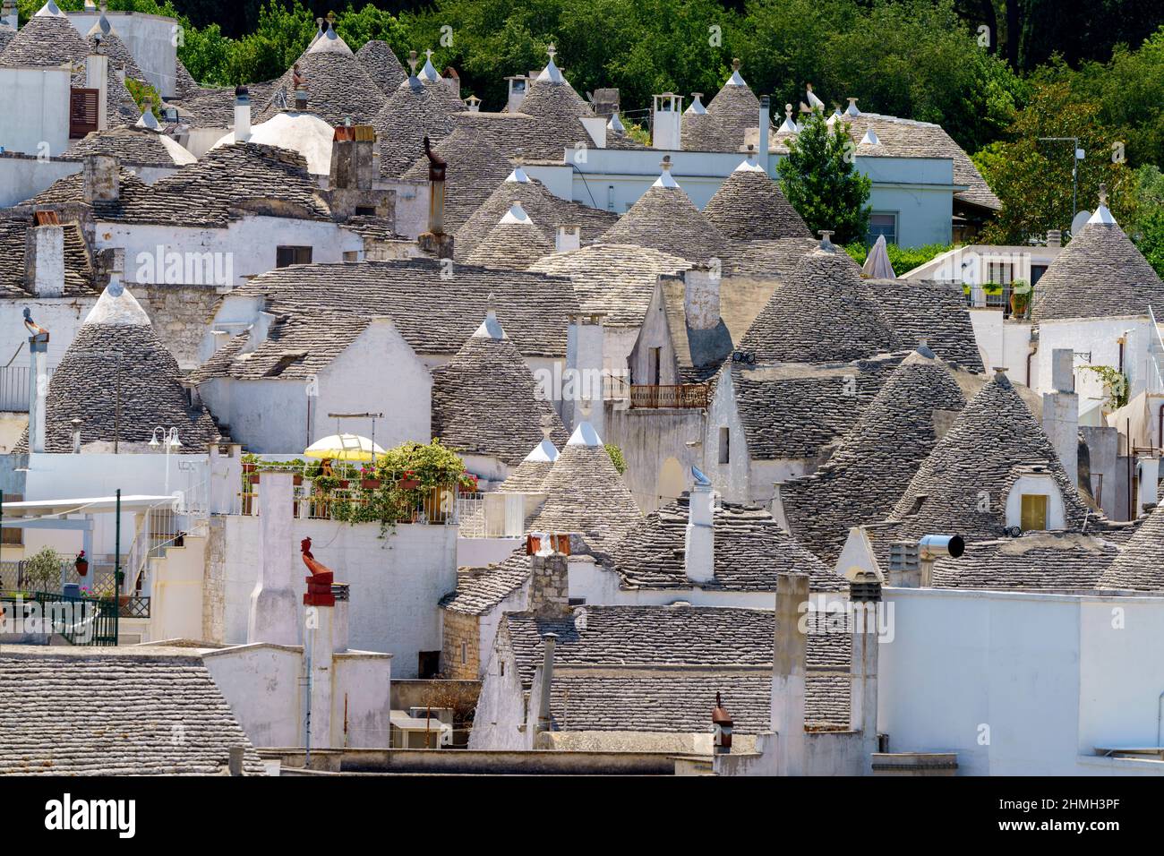 Alberobello, Bari province, Apulia, Italy: exterior of the famous ...