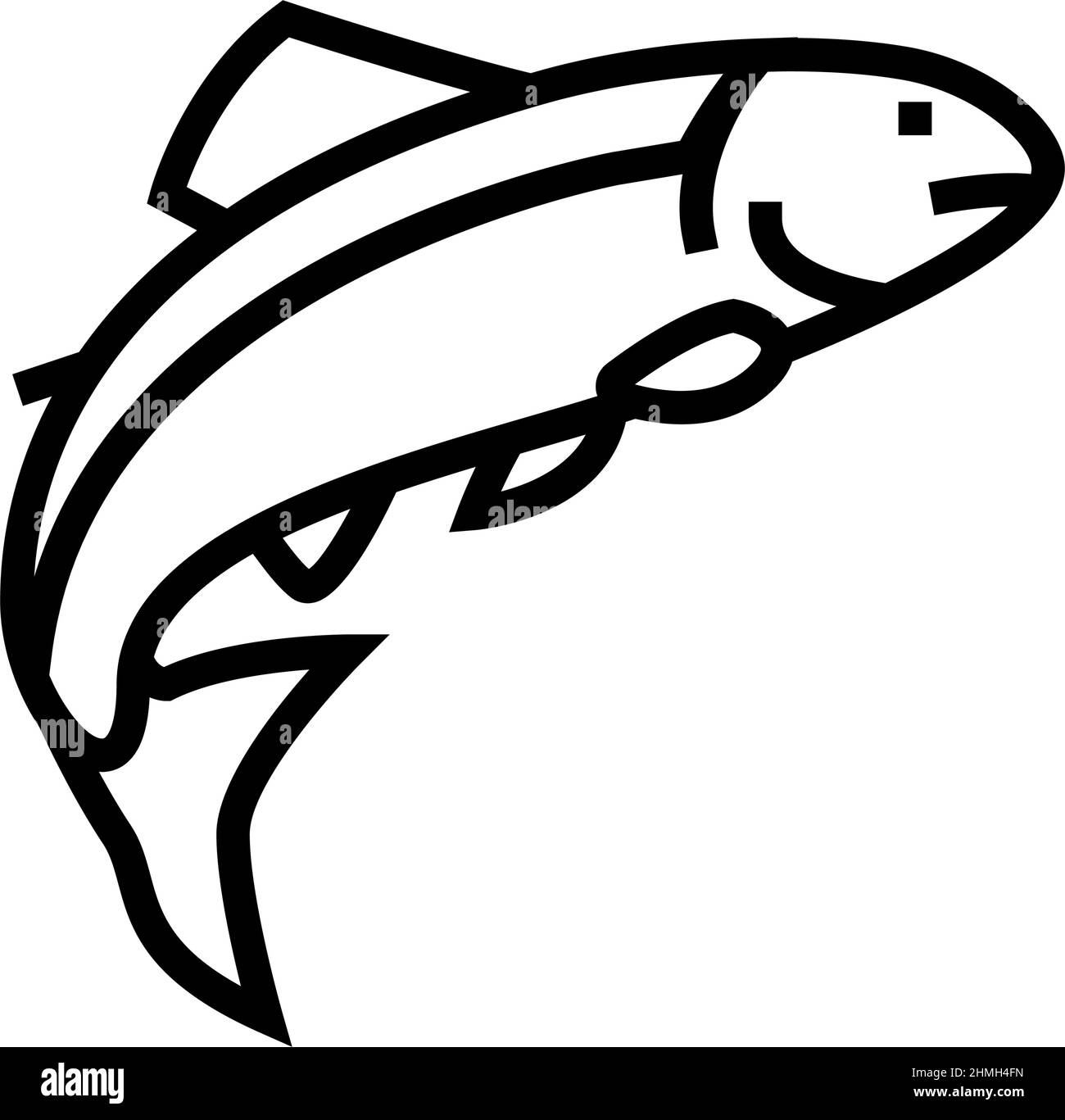 Fish salmon processing Cut Out Stock Images & Pictures - Alamy