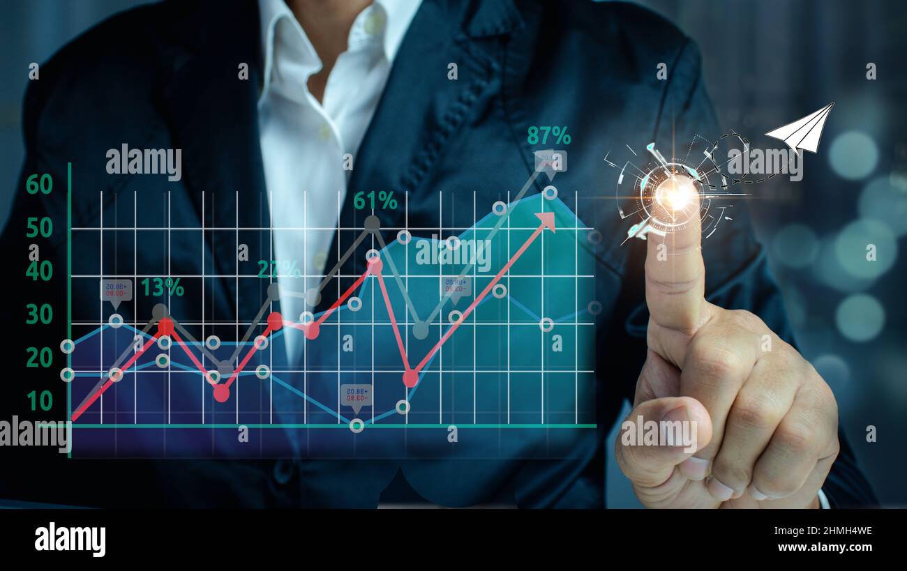 Business development to success and growing growth concept, Businessman ...