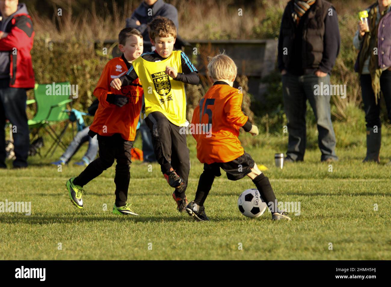 Boys football match between Cleeve Colts U8 and Churchdown Panthers U8 ...