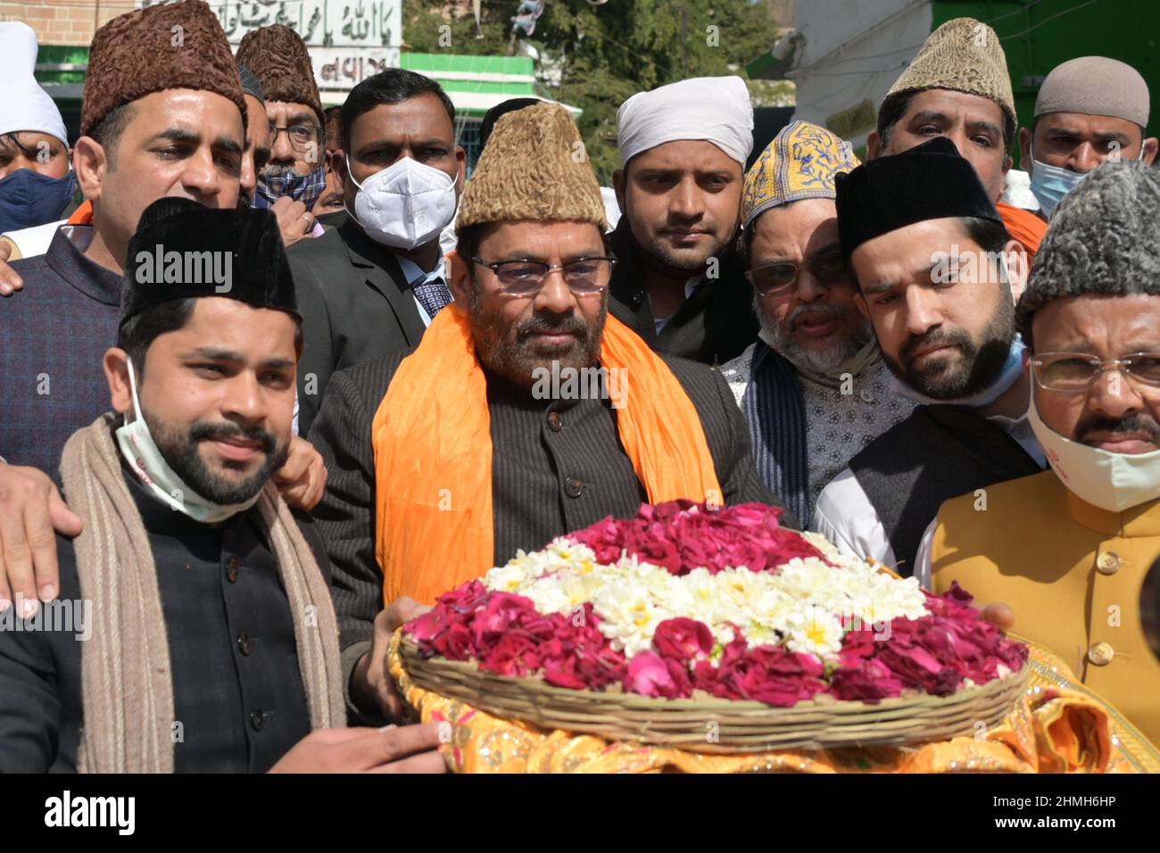 February 6, 2022, Ajmer, Ajmer, India: Union Minister Mukhtar Abbas ...