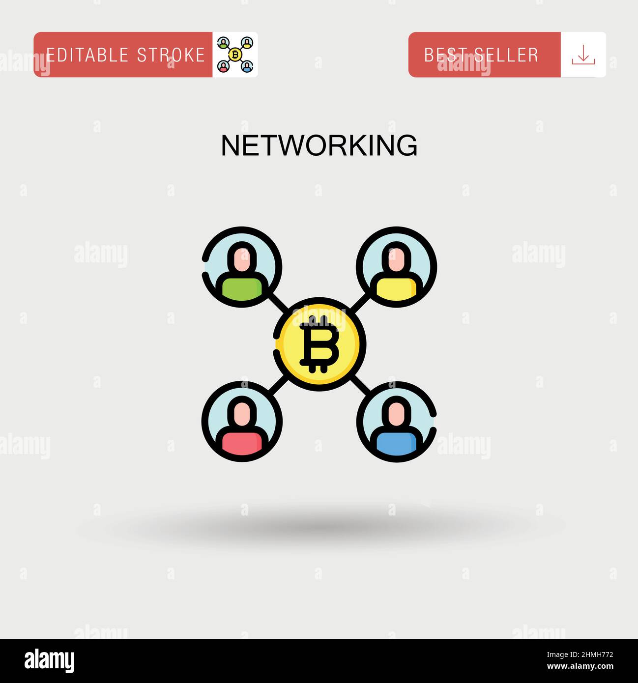 Networking Simple vector icon Stock Vector Image & Art - Alamy