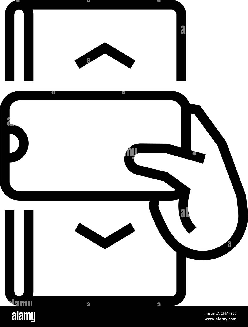 svg internet scroll line icon vector illustration Stock Vector Image ...