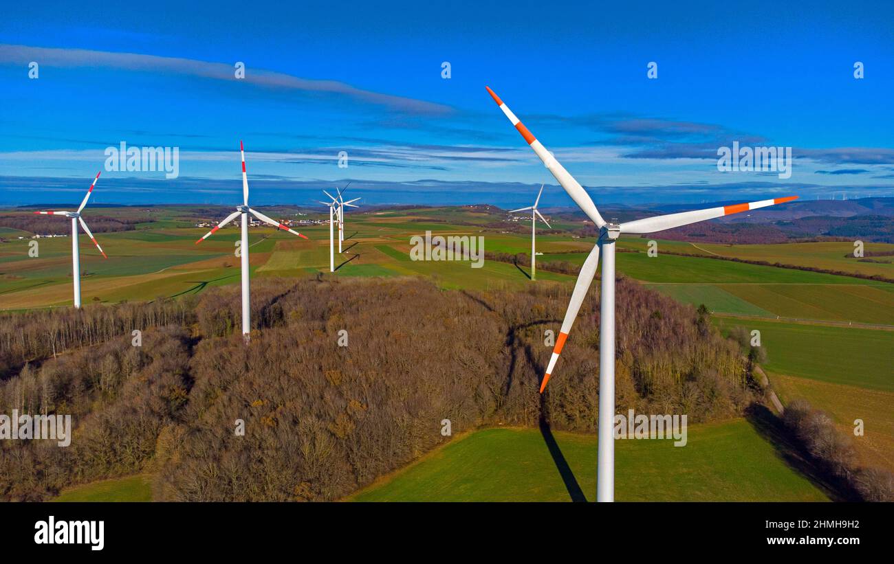 Wind turbines near merzkirchen hi-res stock photography and images - Alamy