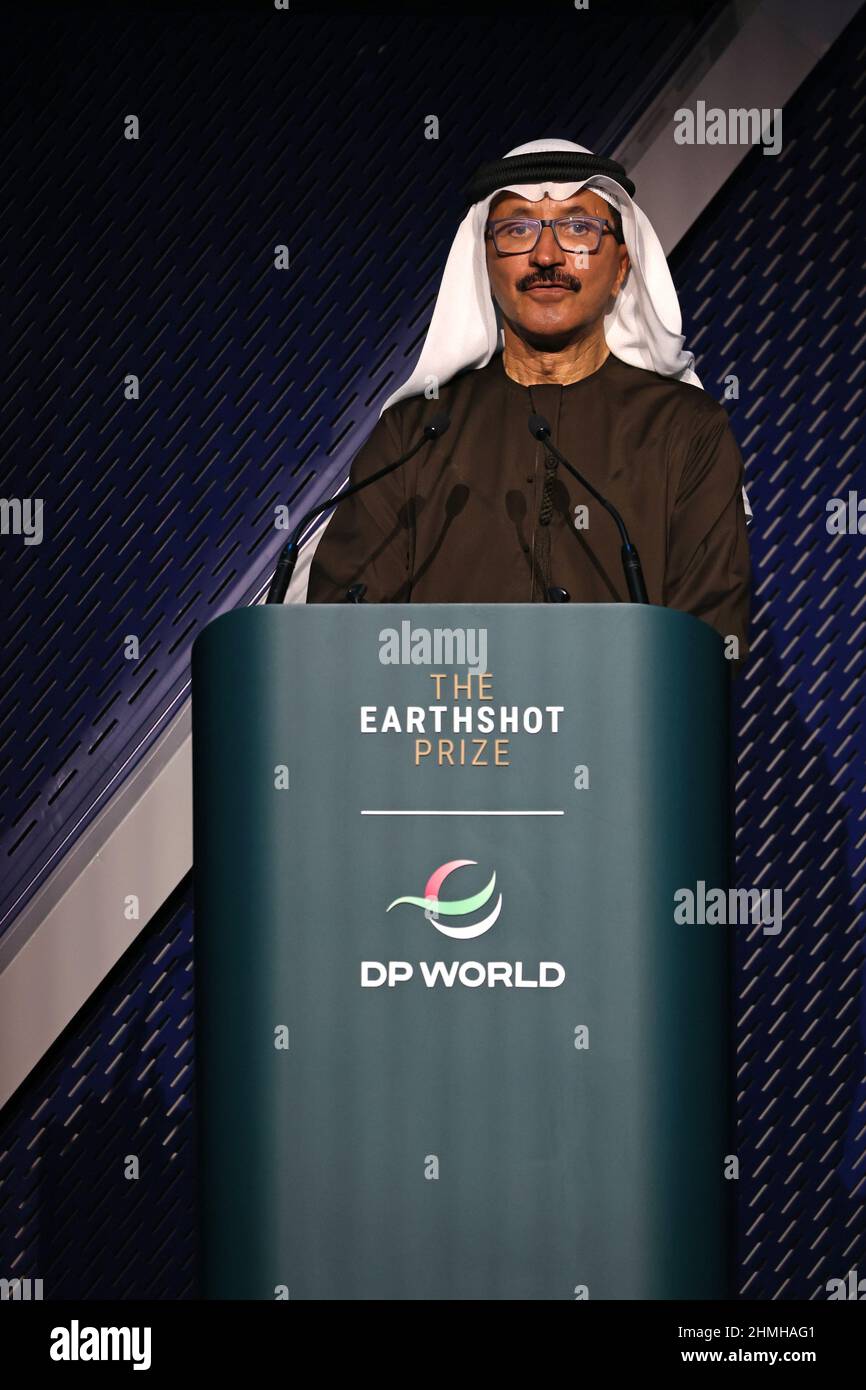 Sultan Ahmed bin Sulayem, Group Chairman and CEO of DP World speaking during the Earthshot Prize ...