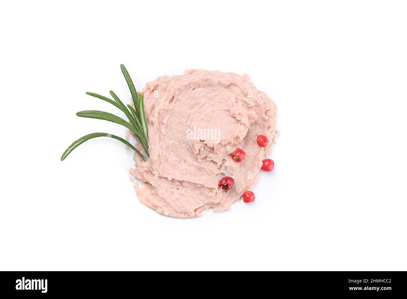 Pate isolated on white background, close up Stock Photo - Alamy