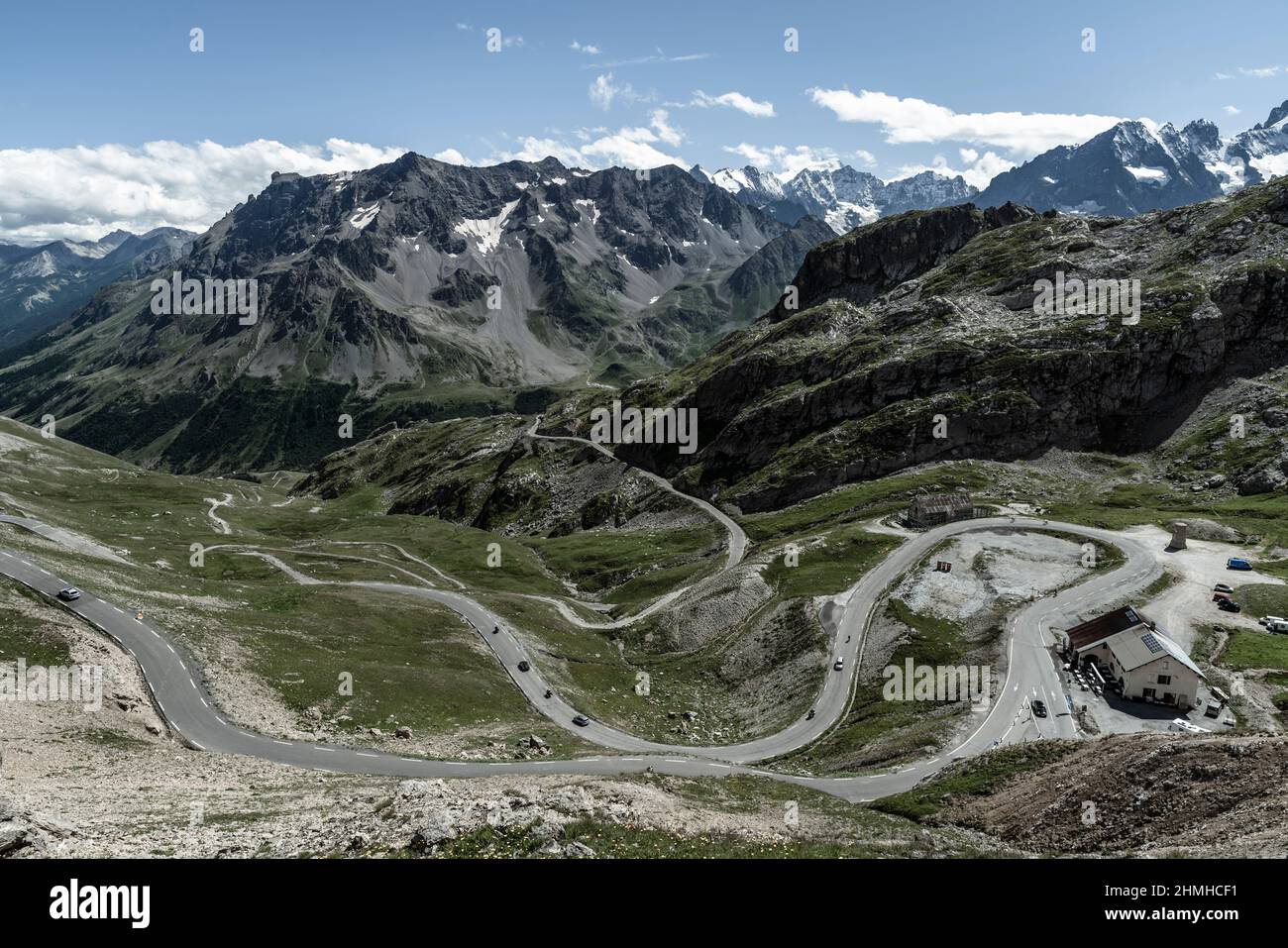 View of La Meije Stock Photo - Alamy