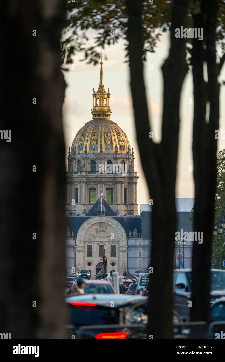 Les Invalides, Paris, France, Downtown Stock Photo - Alamy