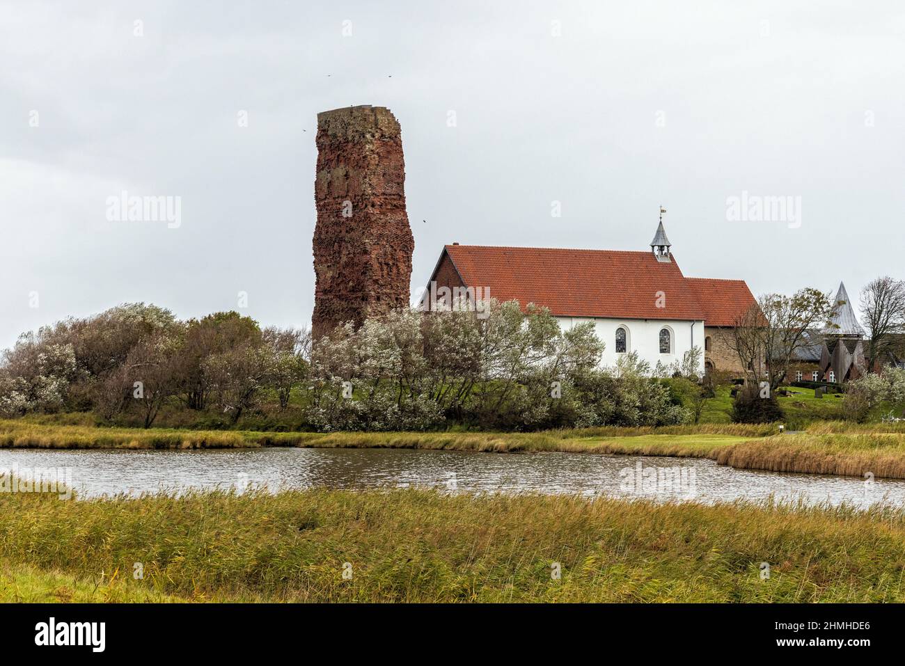 The old church of st salvador on pellworm hi-res stock photography and ...