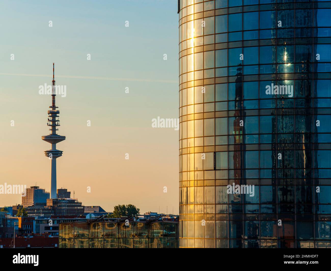 Hanseatic trade center and tv tower hi-res stock photography and images ...