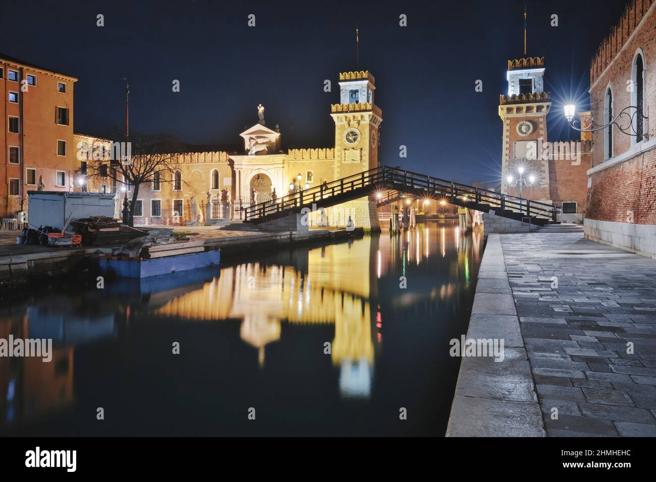 The arsenal of venice by night hi-res stock photography and images - Alamy