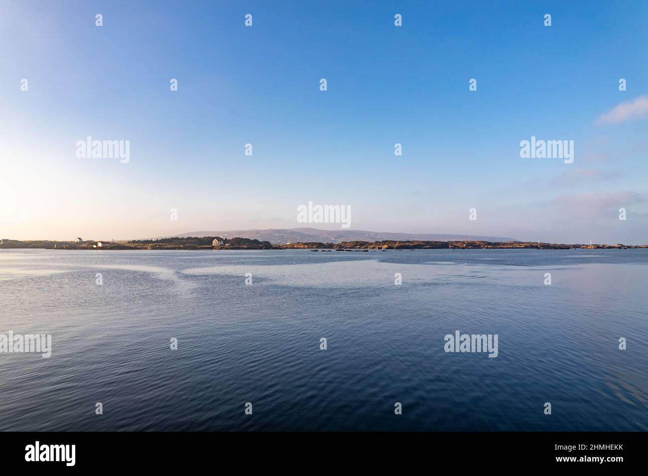 The beautiful coast at Burtonport harbour, Donegal - Ireland Stock ...