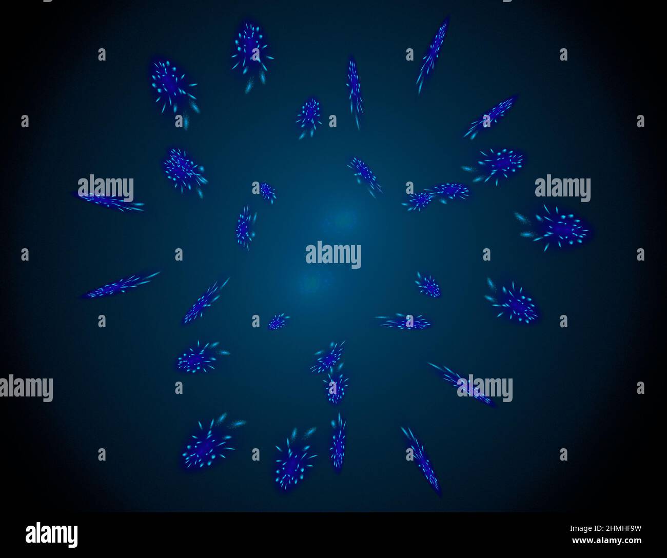 Blue scatter pattern hi-res stock photography and images - Alamy