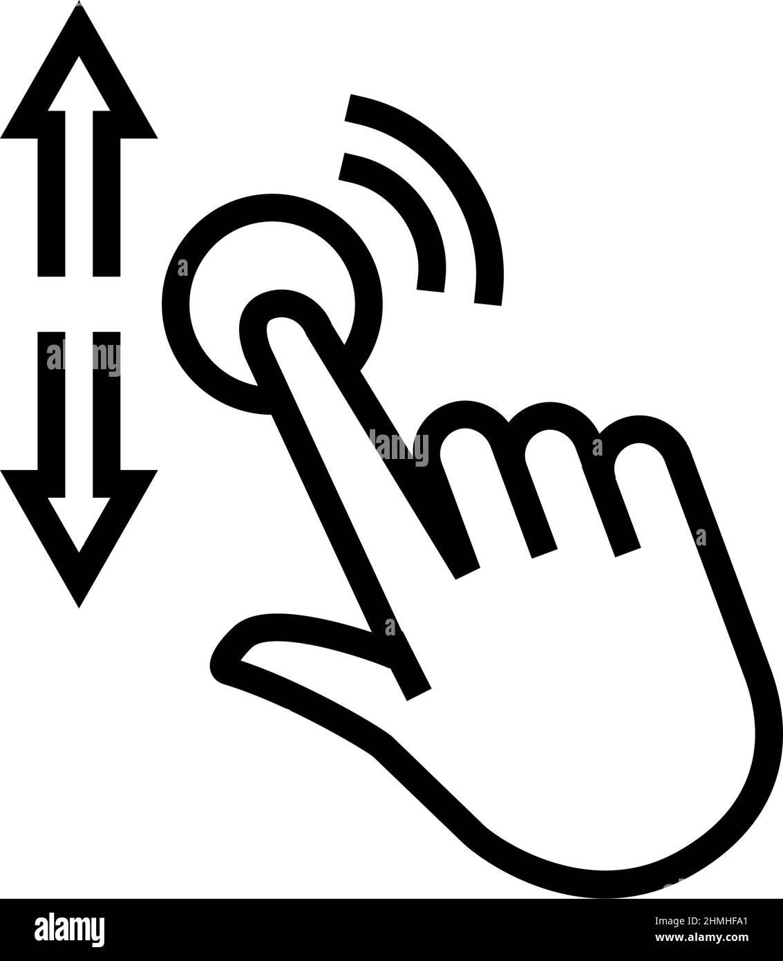 Hand touch wheel Black and White Stock Photos & Images - Alamy
