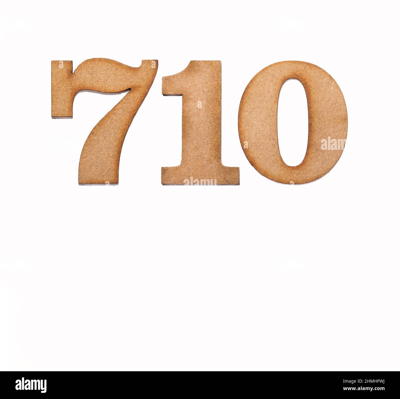 Number 710 Cut Out Stock Images & Pictures - Alamy