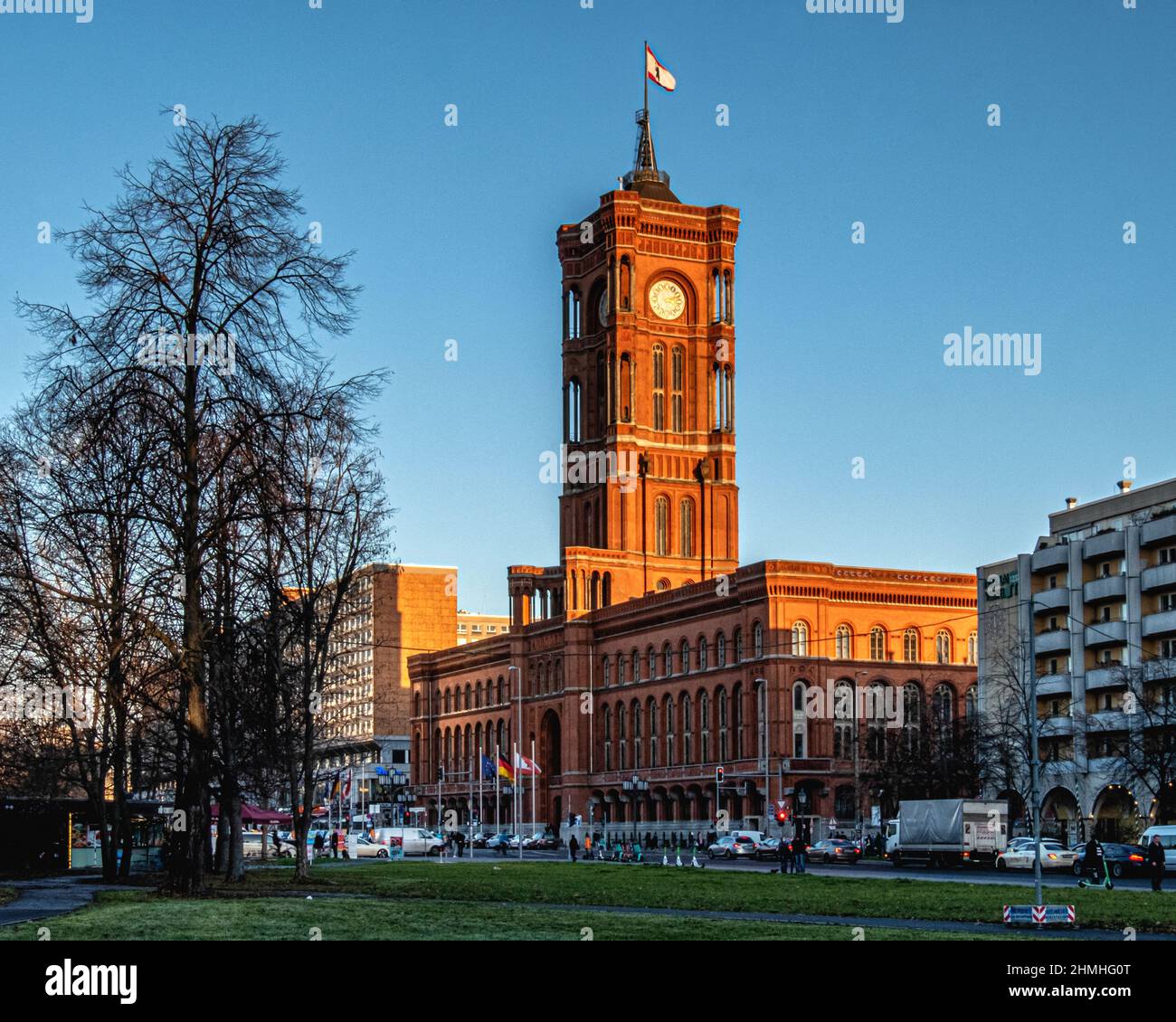 Rotes Rathaus, Red Town Hall houses offices of Mayor and Senate of ...
