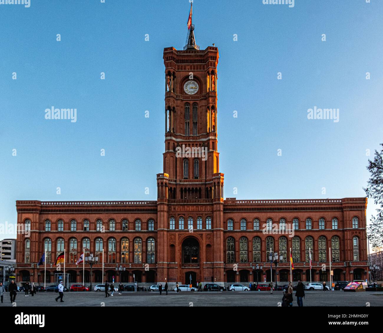 Rotes Rathaus, Red Town Hall houses offices of Mayor and Senate of ...