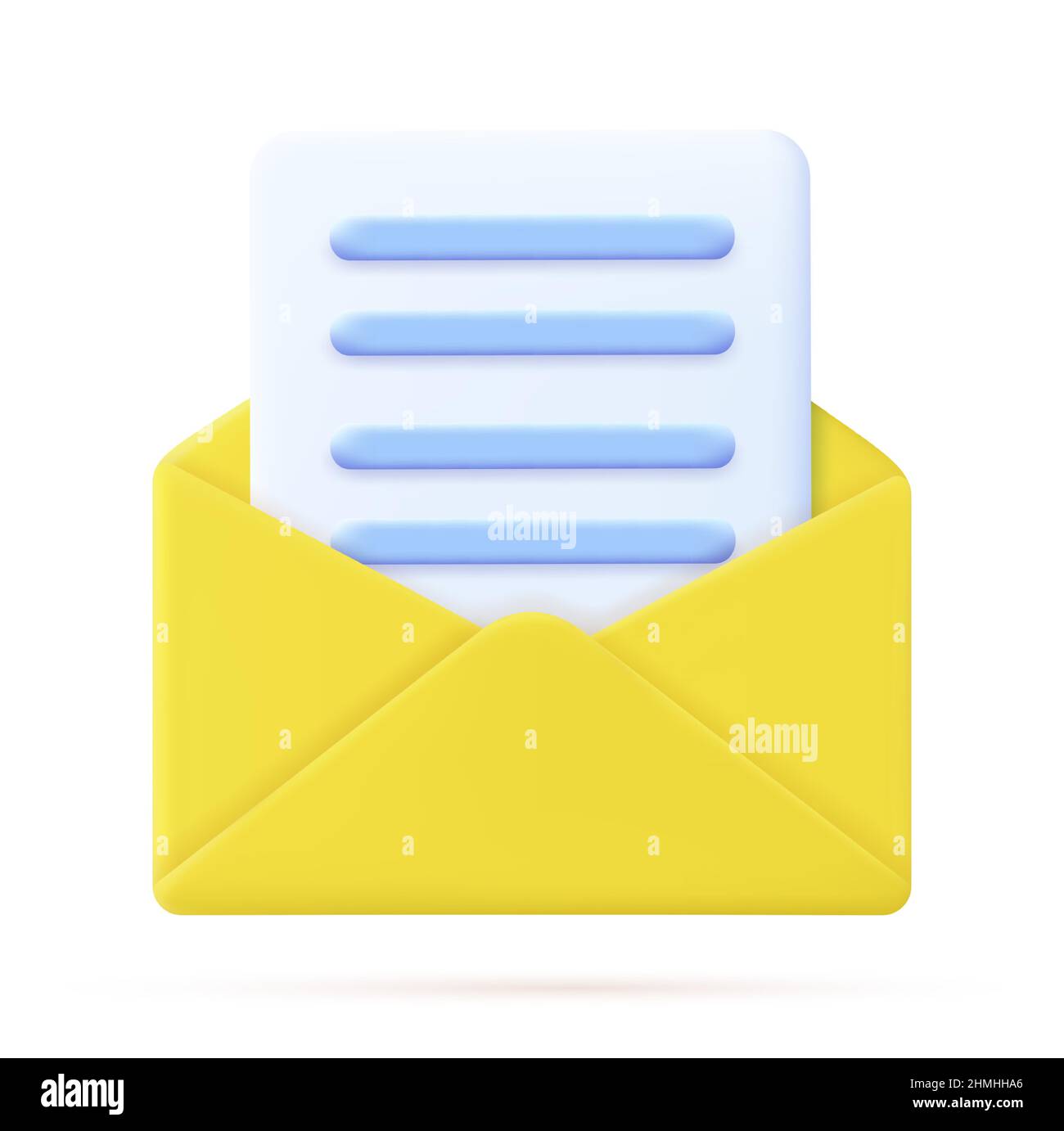 Envelope with paper documents icon Stock Vector Image & Art - Alamy