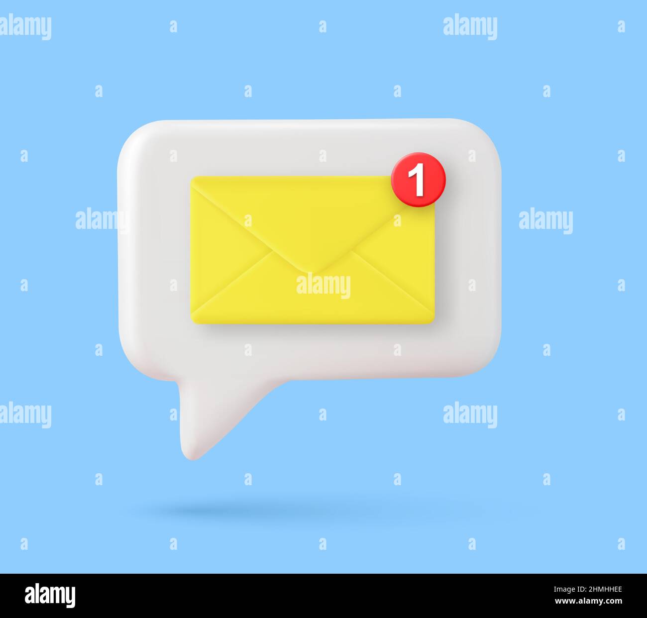 3d Email icon Stock Vector Image & Art - Alamy