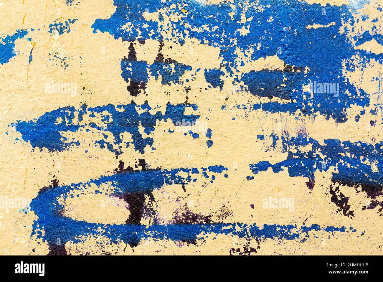 Old wall with several layers of paint Stock Photo - Alamy