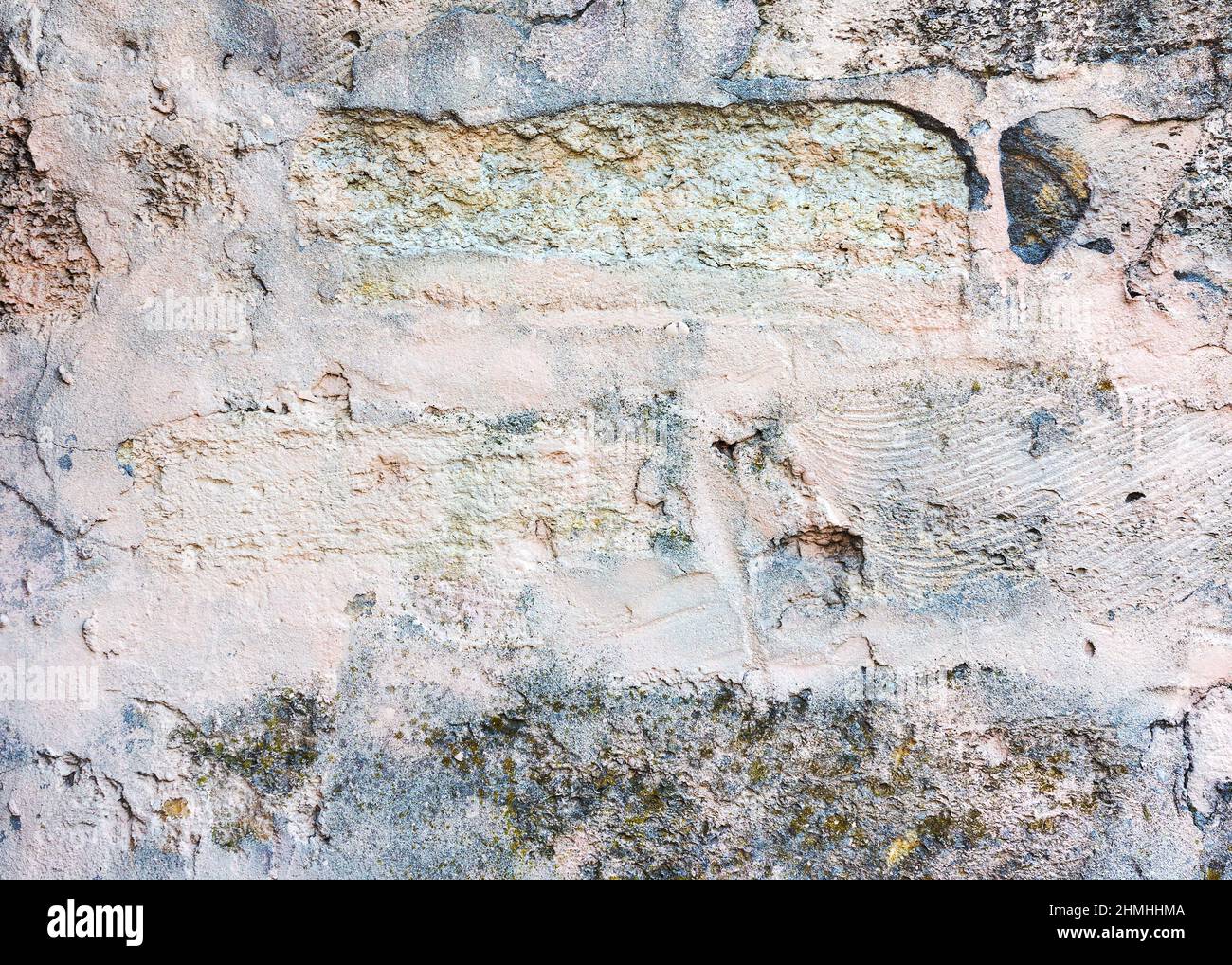 Old wall with several layers of paint Stock Photo - Alamy
