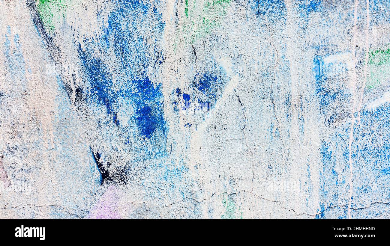 Old wall with several layers of paint Stock Photo - Alamy