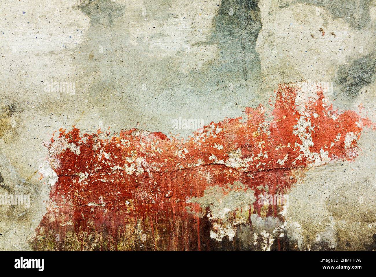 Old wall with several layers of paint Stock Photo - Alamy