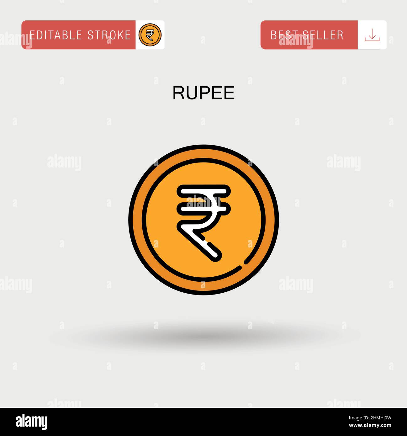 Rupee symbol graphic Stock Vector Images - Alamy