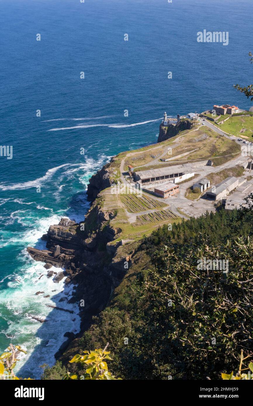 cliffs of the basque coast in lekeitio Stock Photo - Alamy