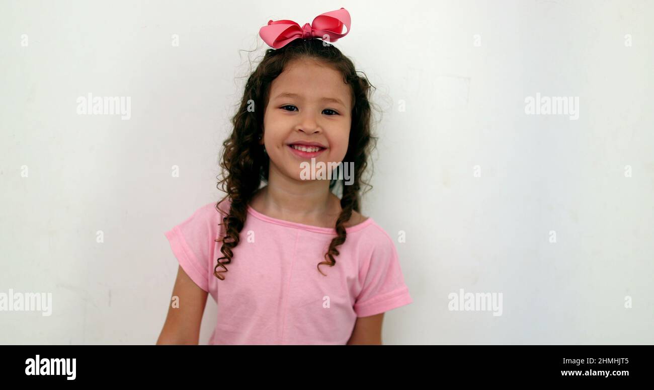 Small little girl child dancing Stock Photo - Alamy