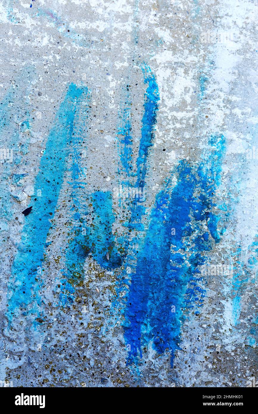 Old wall with several layers of paint Stock Photo - Alamy