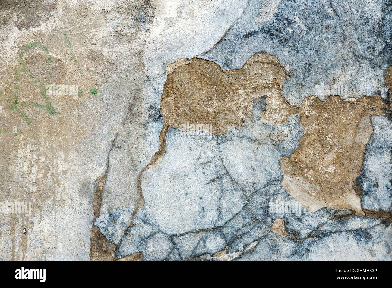 Old wall with several layers of paint Stock Photo - Alamy