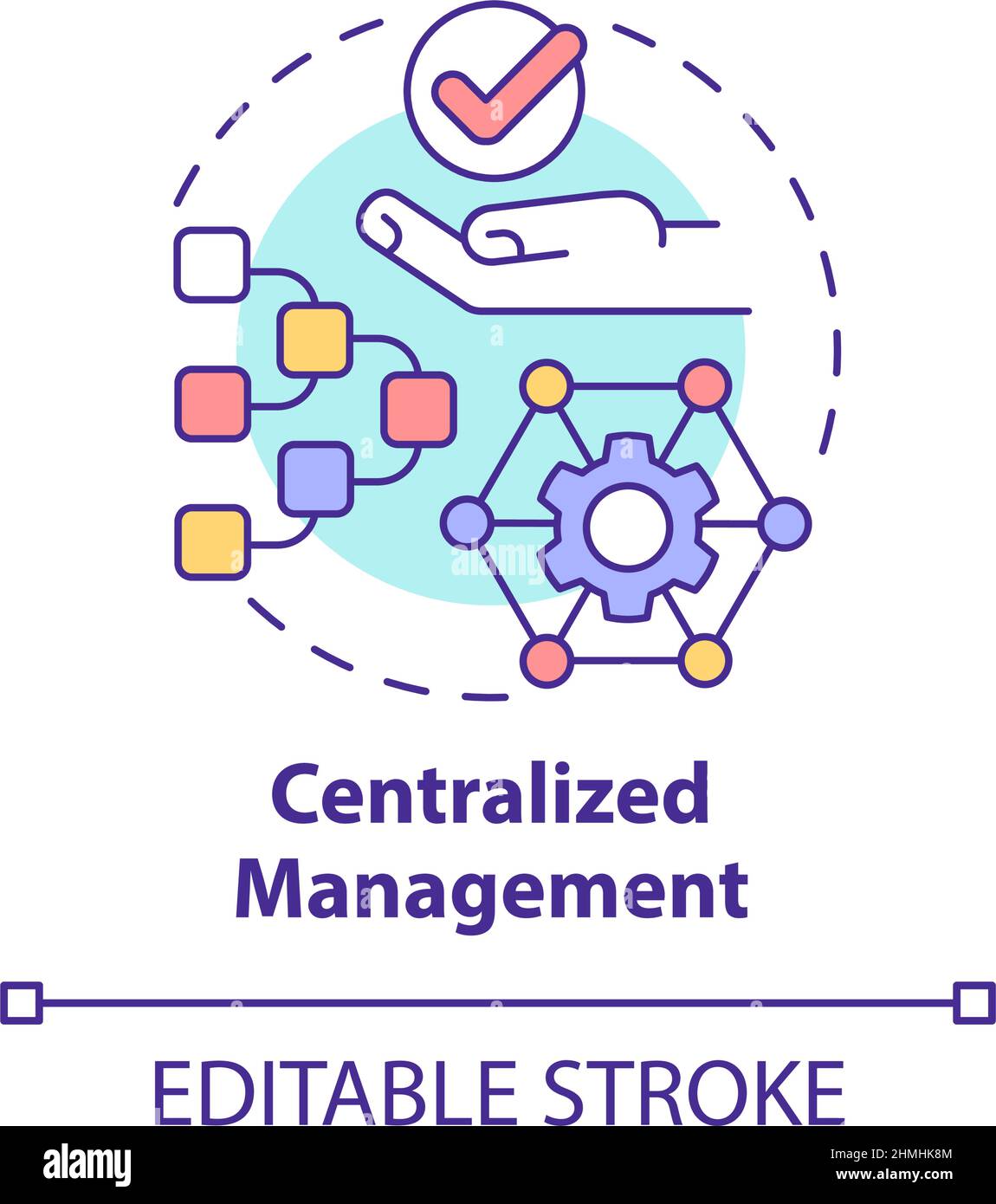 Centralized Service Stock Vector Images - Alamy