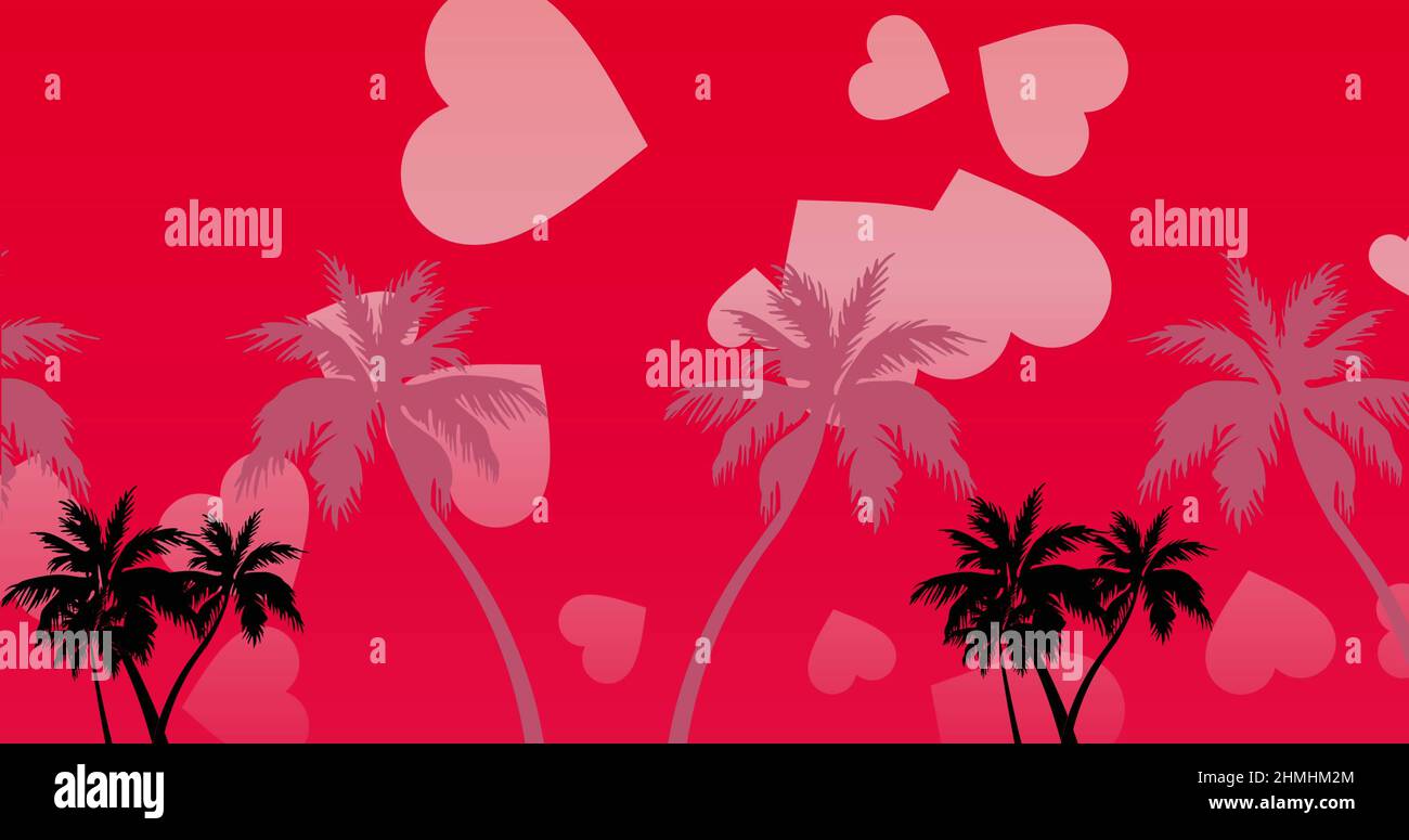 Red palm trees hi-res stock photography and images - Alamy