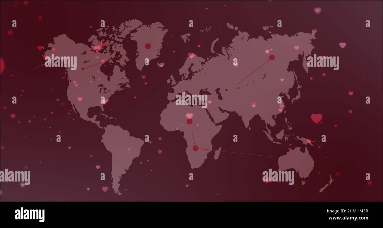 Map heart hi-res stock photography and images - Alamy