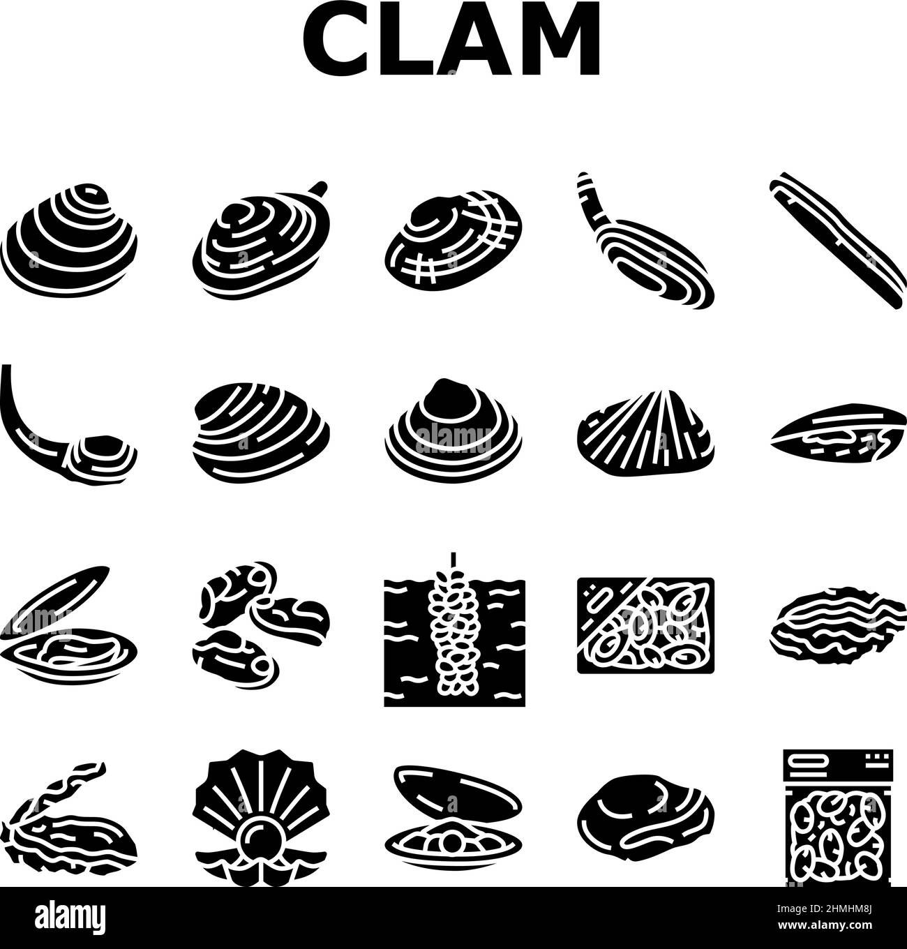 Clam farm Stock Vector Images - Alamy