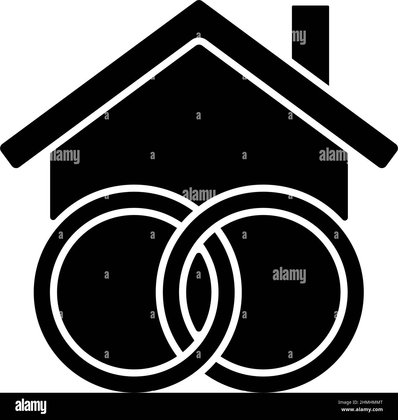 Community property black glyph icon Stock Vector Image & Art - Alamy