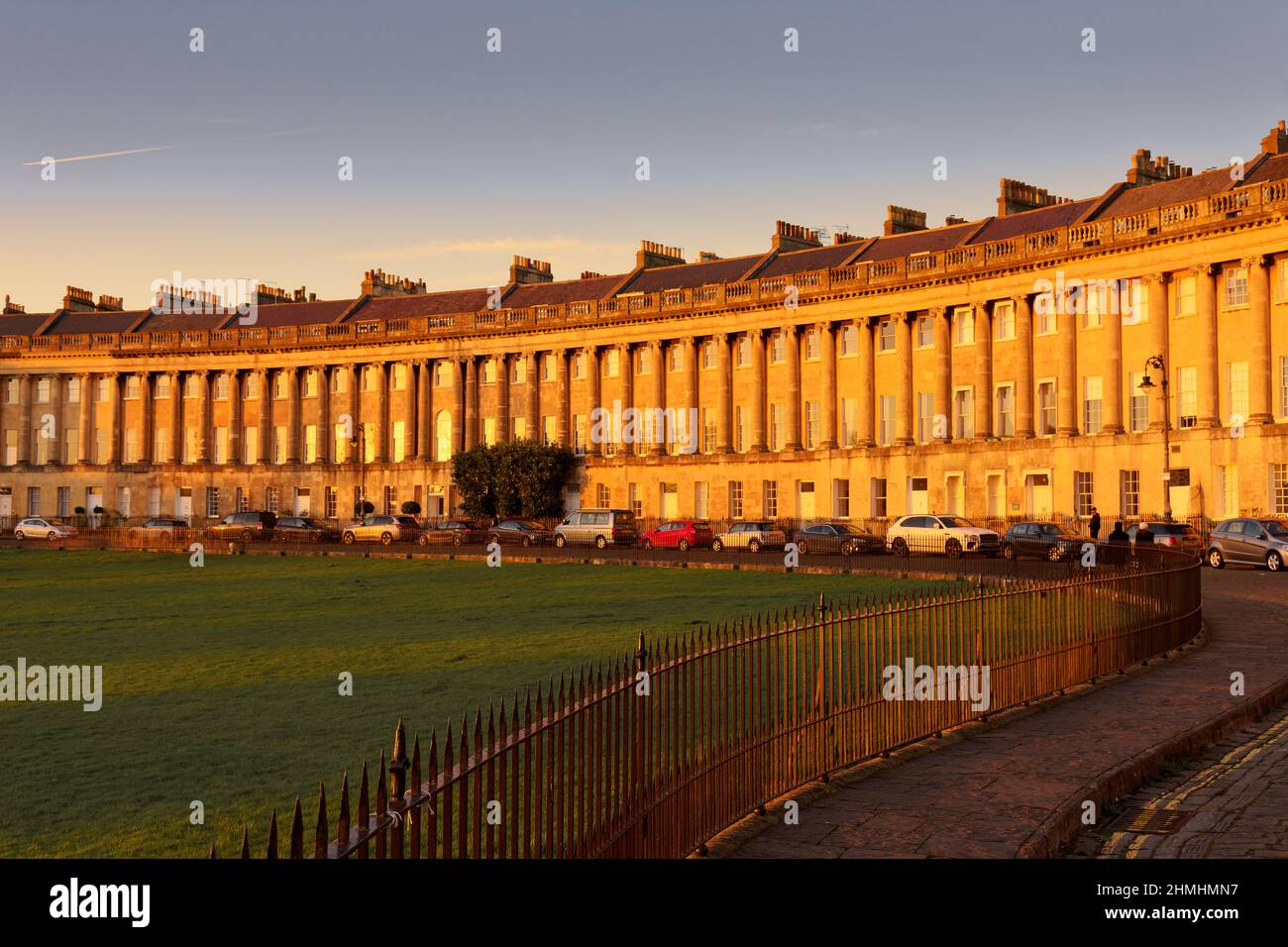 golden honey soaked Bath bathed in winter sun Stock Photo - Alamy