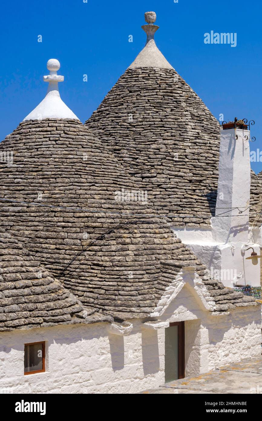 Alberobello, Bari province, Apulia, Italy: exterior of the famous ...