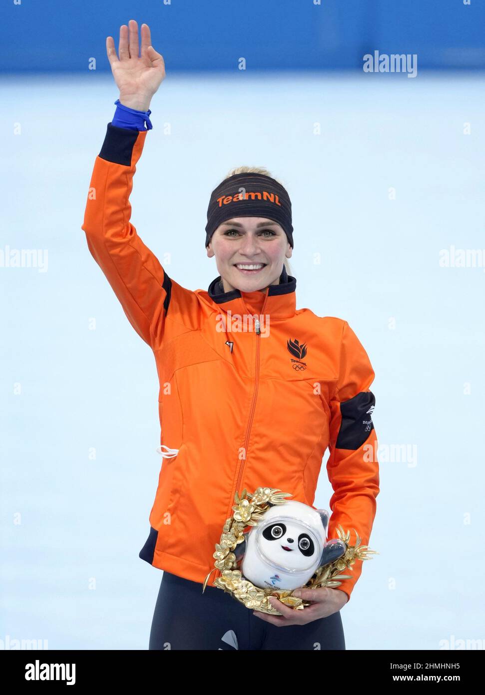 Beijing, China. 10th February, 2022. Irene Schouten of the Netherlands ...