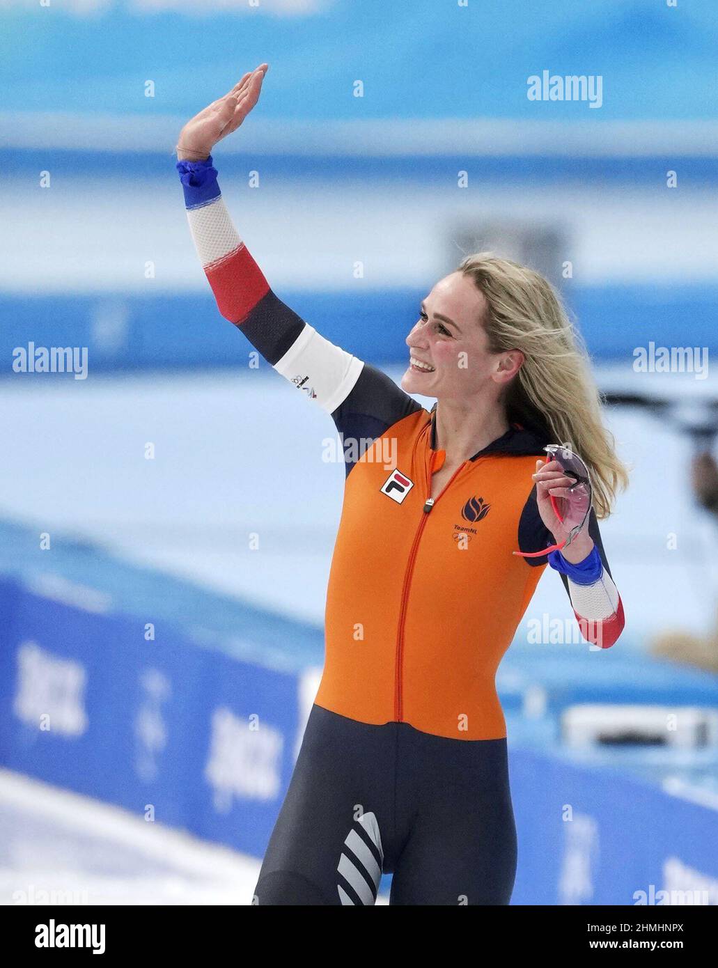 Beijing, China. 10th February, 2022. Irene Schouten of the Netherlands ...
