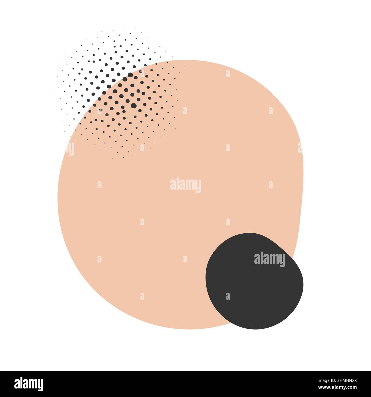 Abstract shape object on white background. Vector Illustration Stock ...