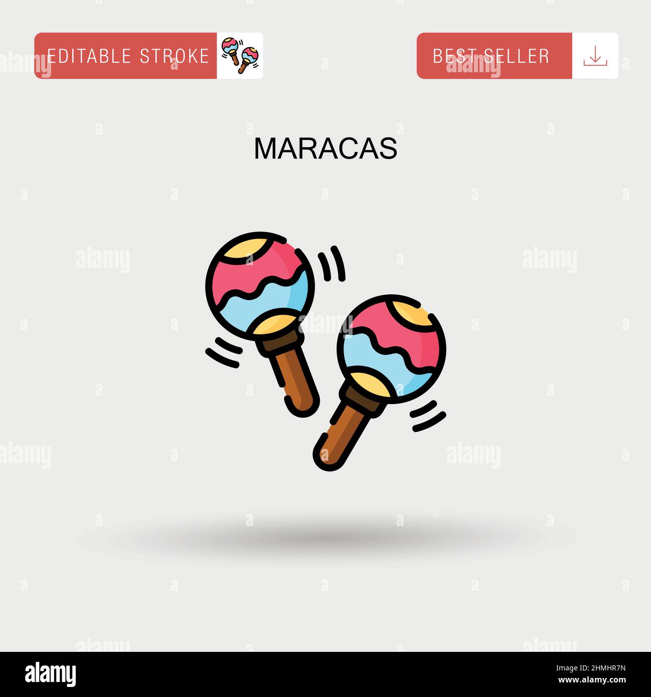Maracas and mexican Stock Vector Images - Alamy